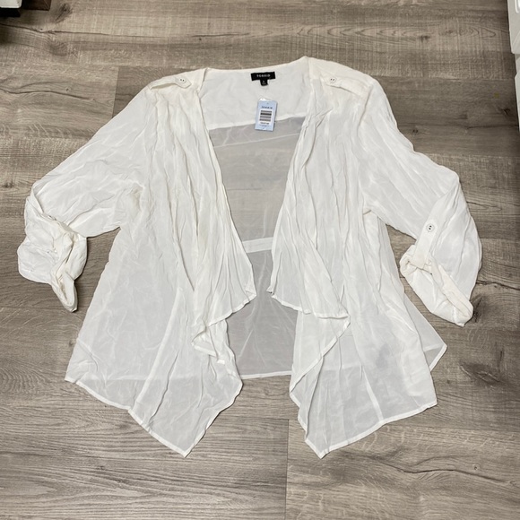 torrid | Tops | Torrid White Plus Size Duster | Poshmark